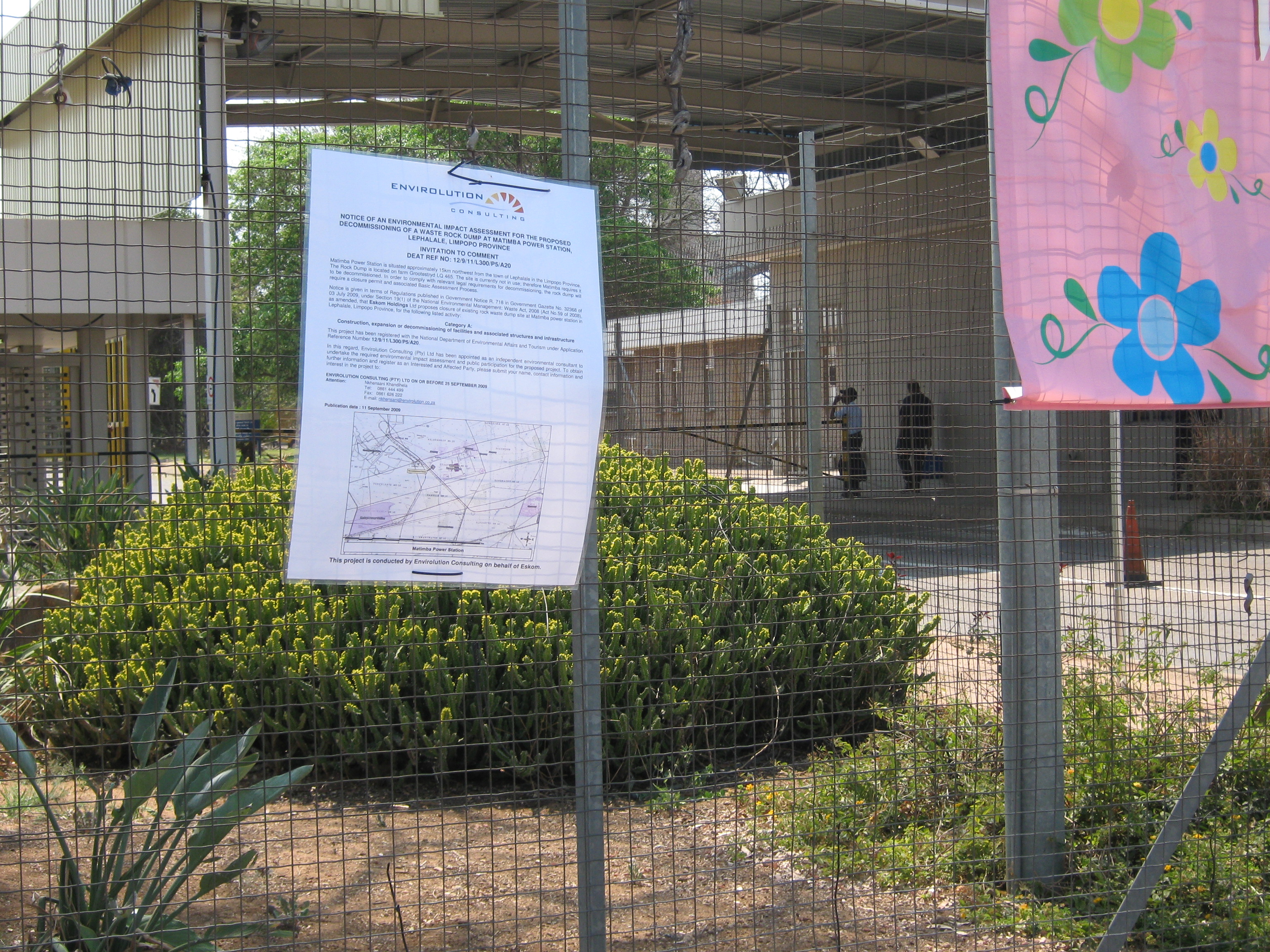 Matimba PS – Rock Waste Dump Closure – EIA Generation